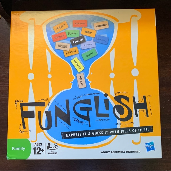 Hasbro | Games | Funglish Hasbro Gaming Family Kids Board Game | Poshmark